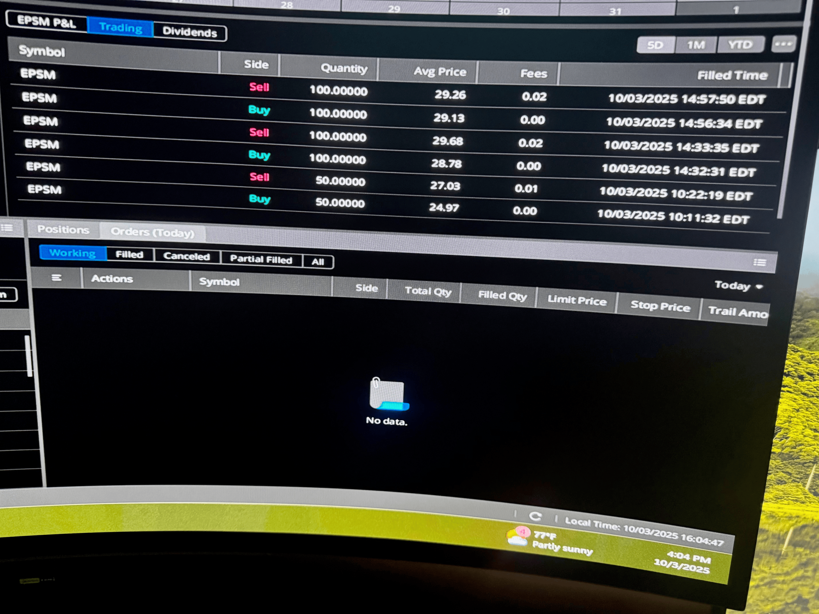 $EPSM trade by icssquirrel72 | Profit.ly